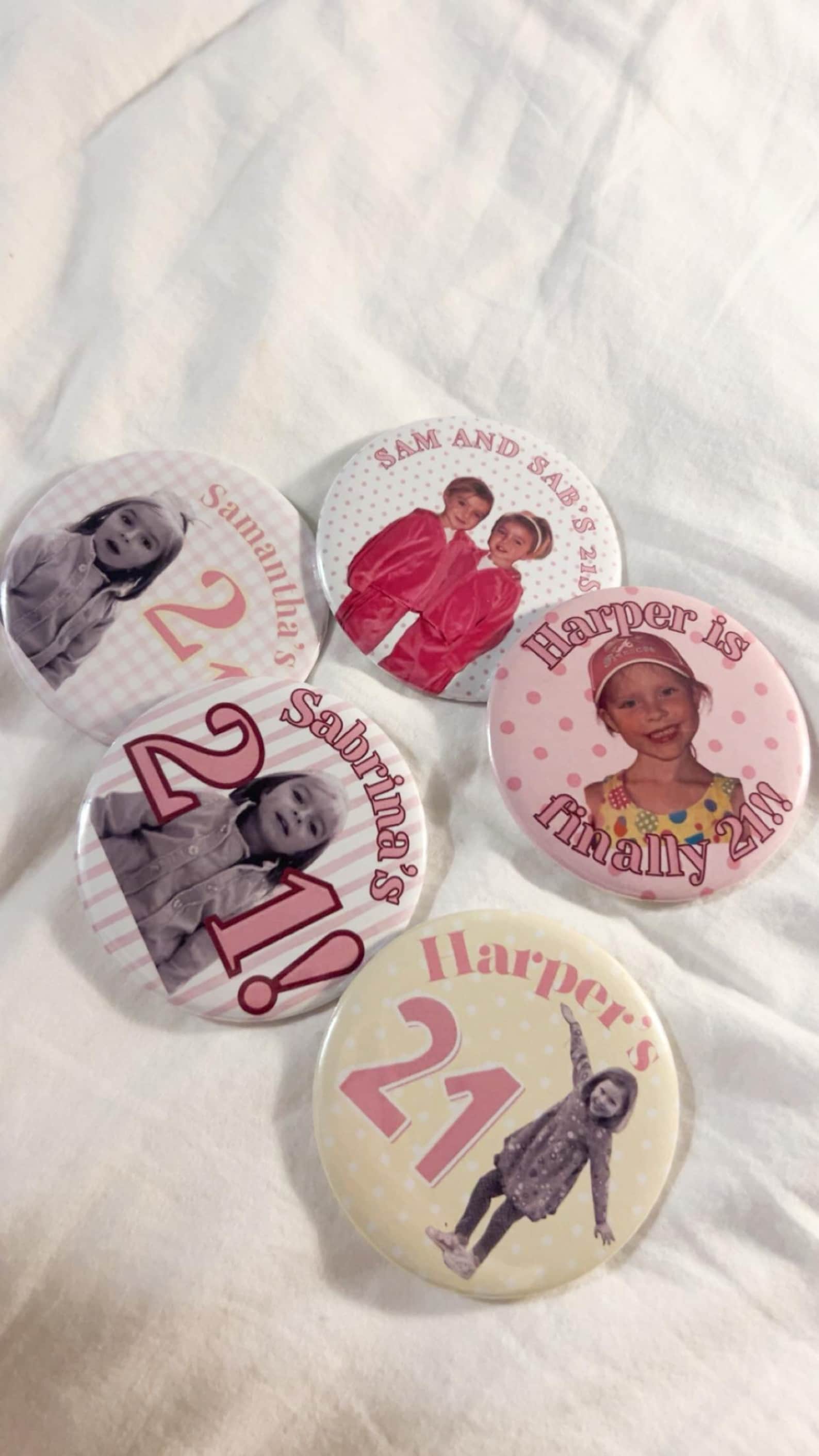 21st Birthday Pins - Etsy