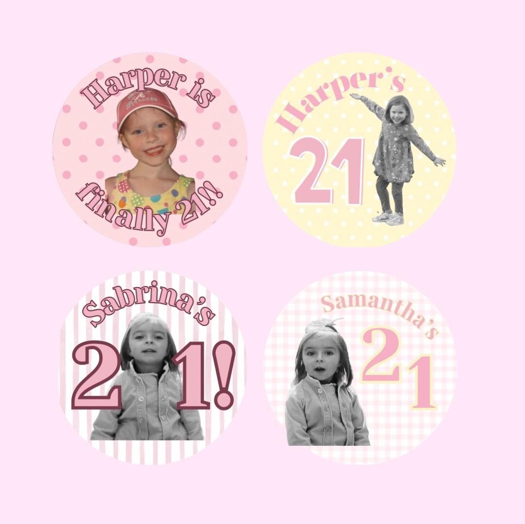 21st Birthday Pins - Etsy