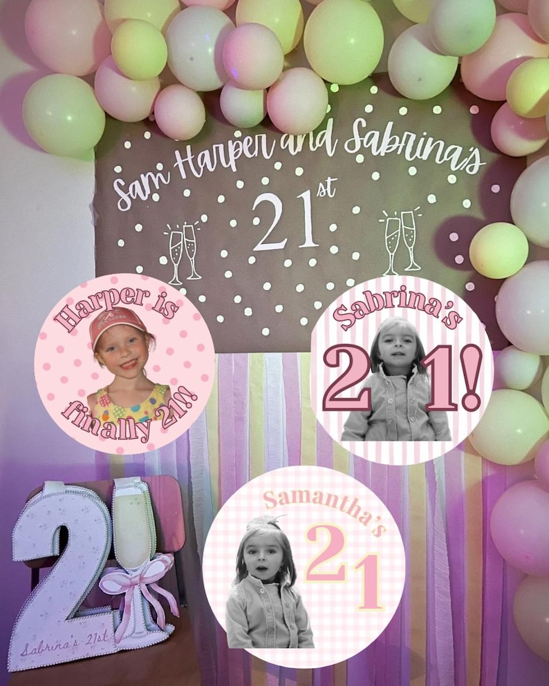 21st Birthday Pins - Etsy
