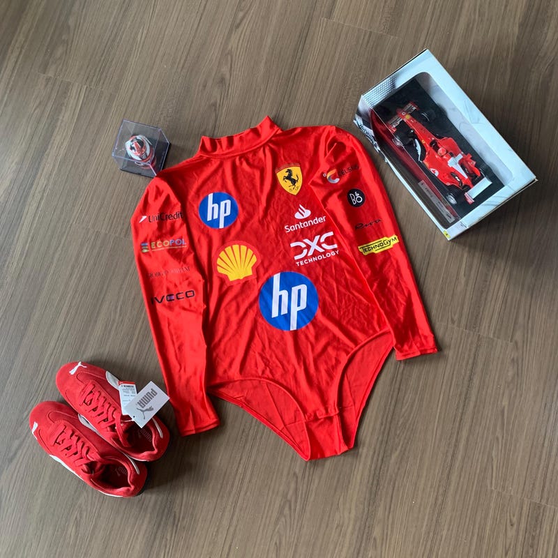 Womens Ferrari Bodysuit - Etsy