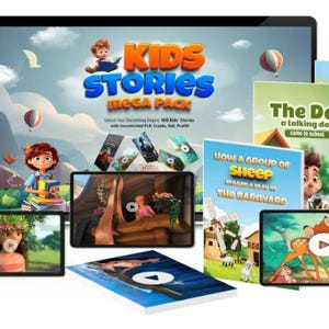Kids Stories Mega Pack | 50+ Engaging Ebooks | PLR License | Bedtime ...