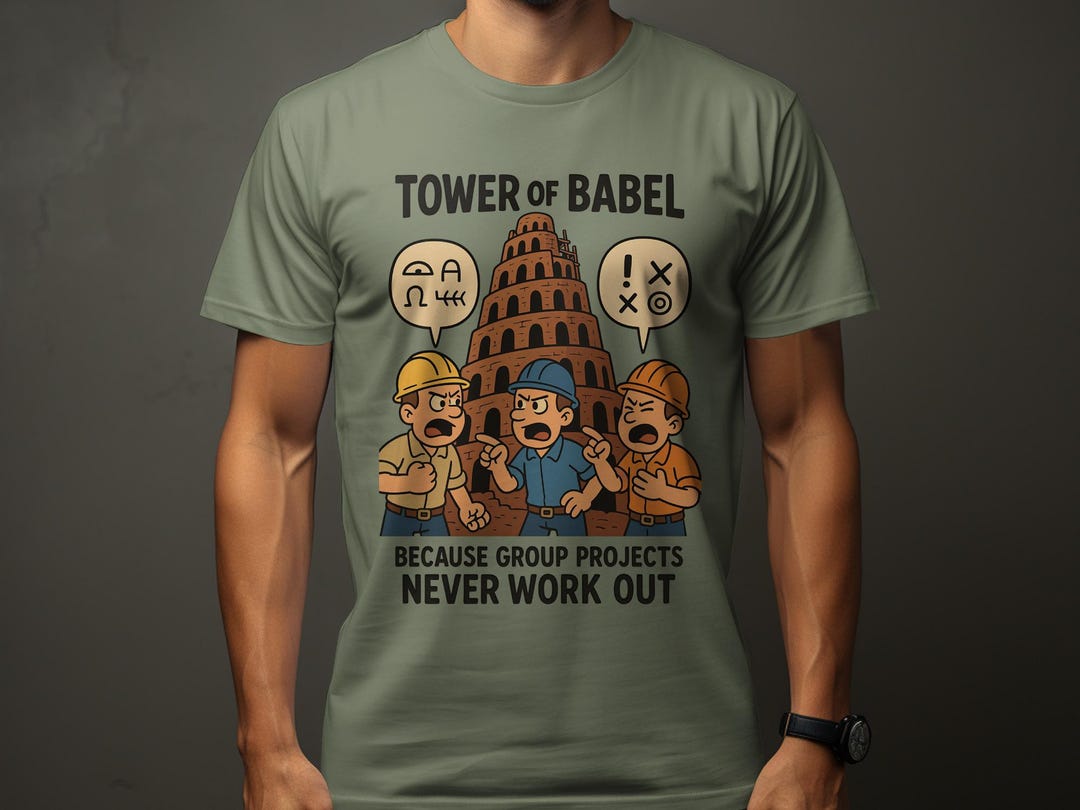 Tower of Babel Classic Tee - Etsy