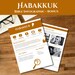 Habakkuk Bible Study Printable Pack: Christian Infographic + Reading ...