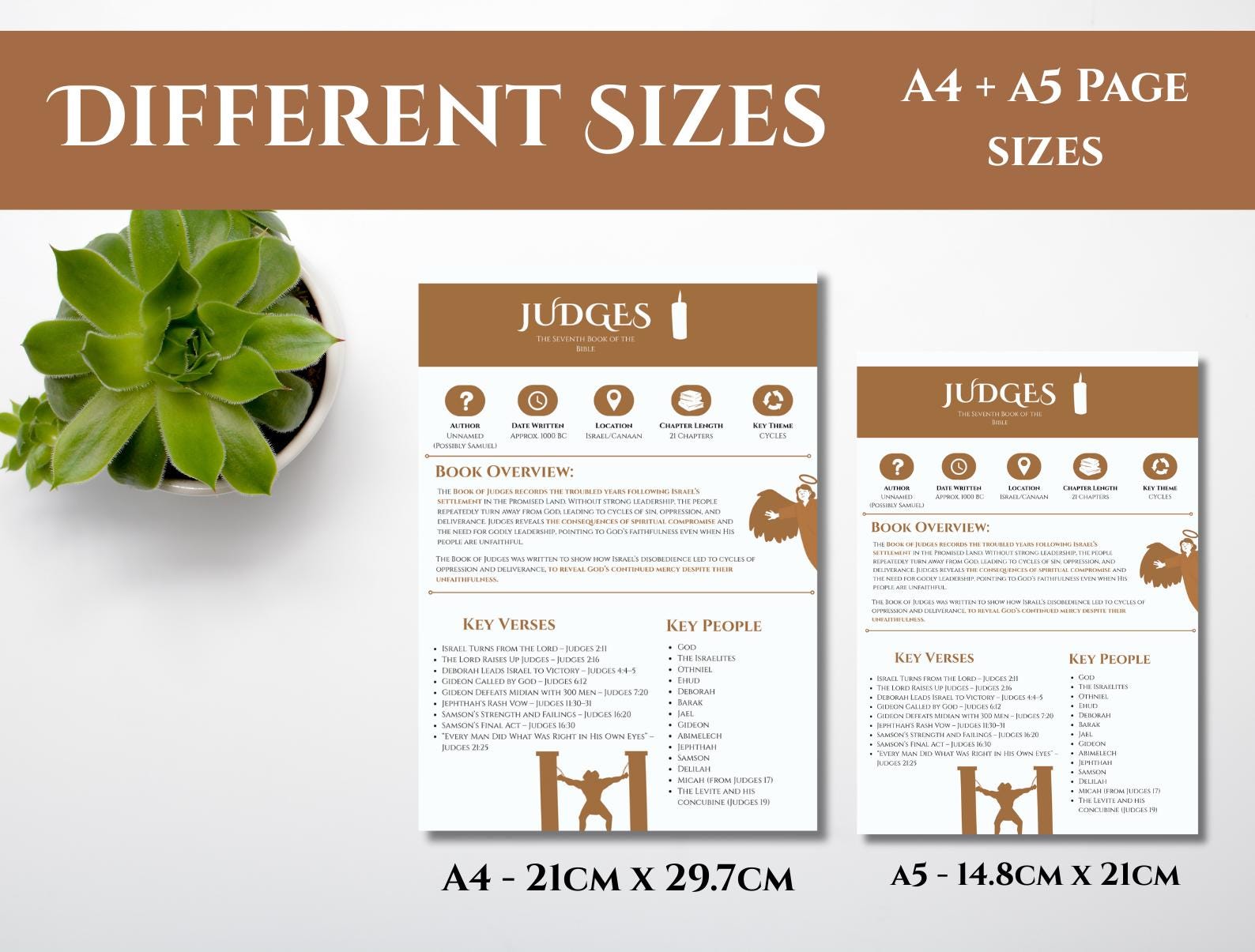 Judges Bible Study Infographic Pack: Sunday School & Homeschool ...