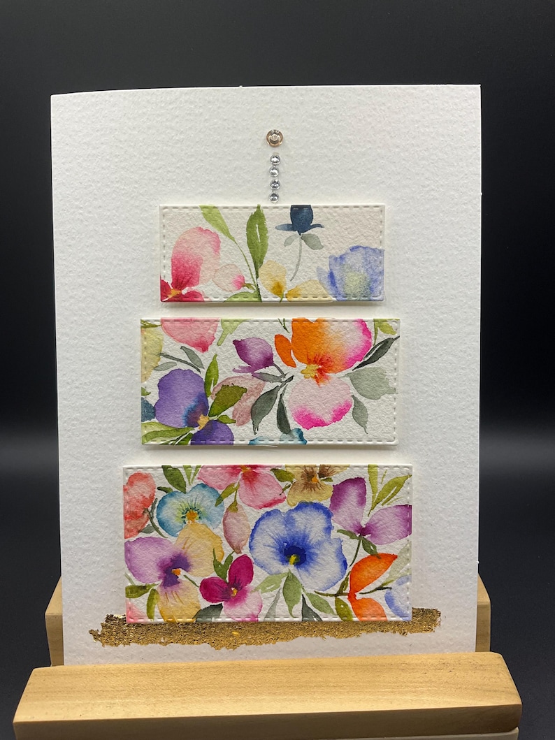 Watercolor Birthday Card - Etsy