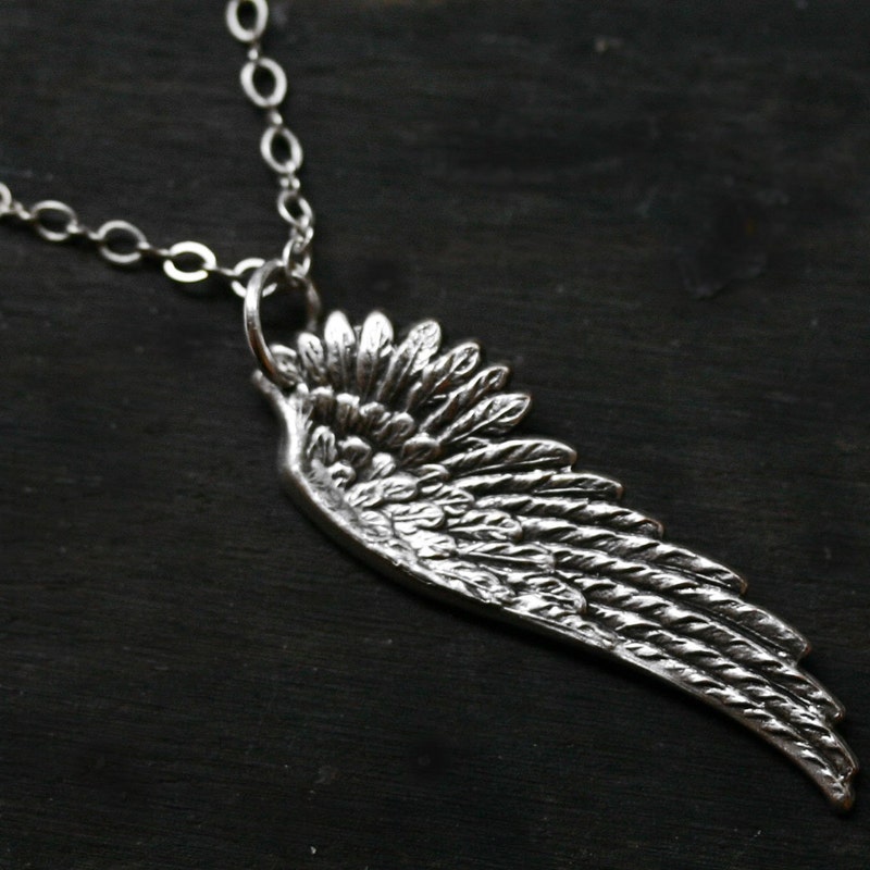 Angel Wing Necklace - Etsy