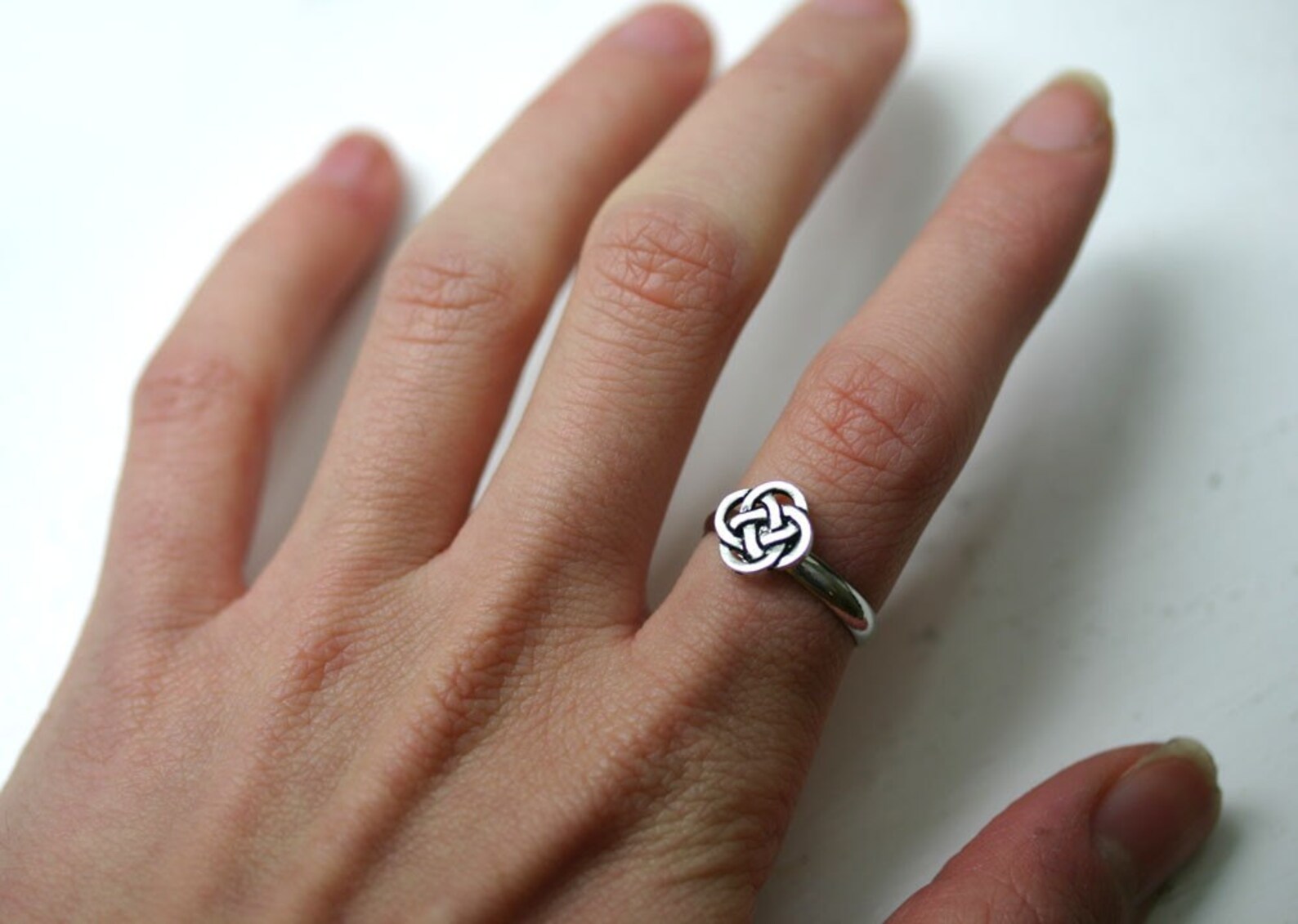 Celtic Ring Eternity Love Knot Infinity Ring | Etsy