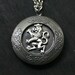 Scottish Rampant Lion Locket - Etsy