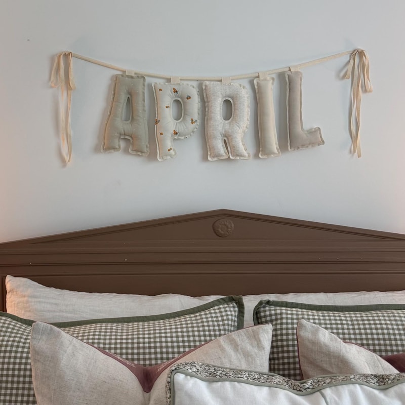 Clay Name Sign Letters - Etsy