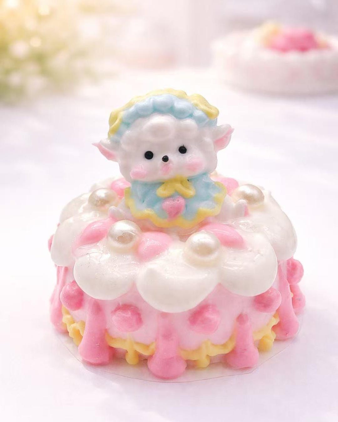 Little Lamb Cake Taba Squishy: Fantasy Sensory Toy | Beautiful Cake ...