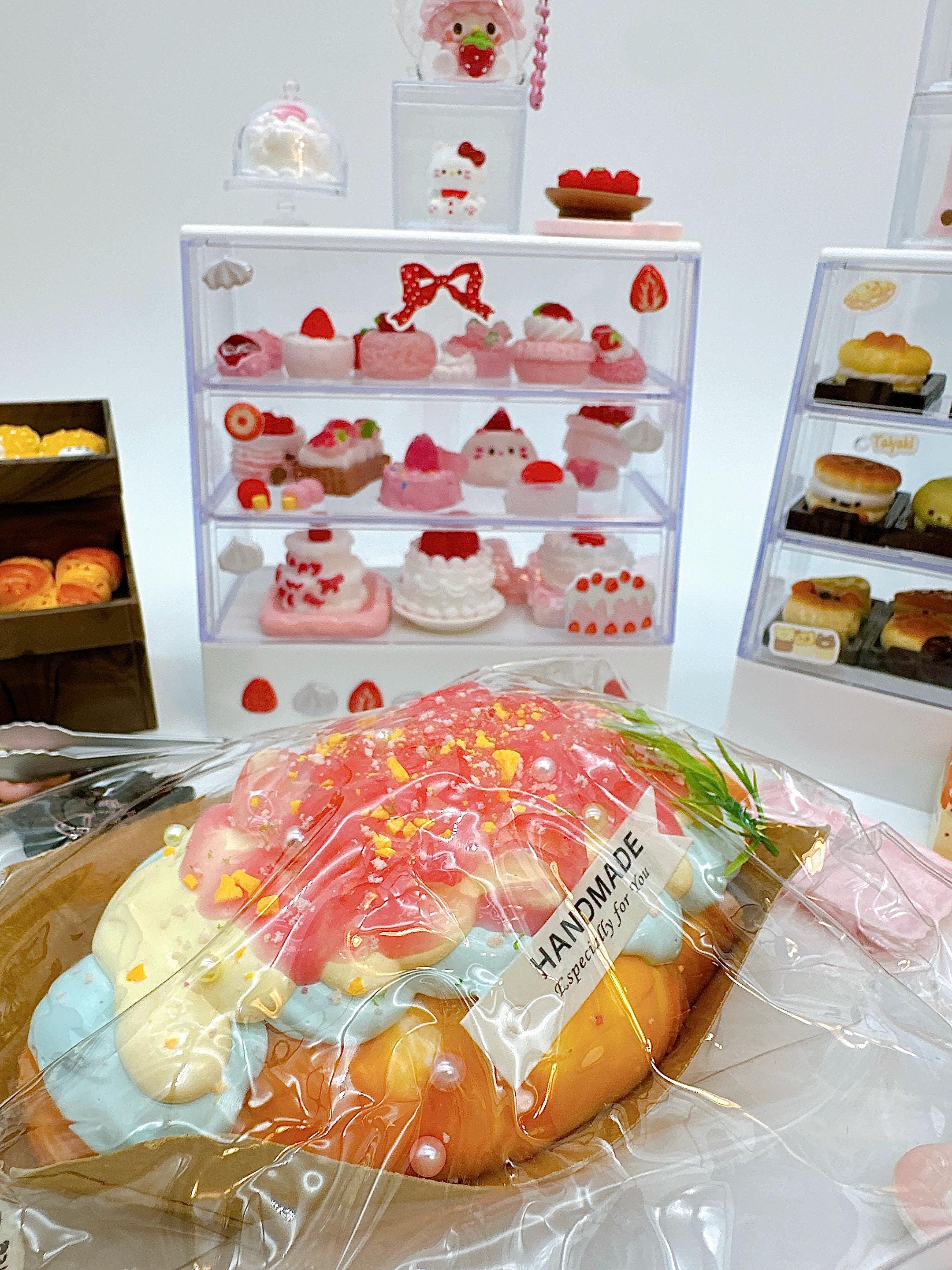 Peach Croissant Squishy: Jumbo Handmade Silicone Stress Relief Toy - Etsy