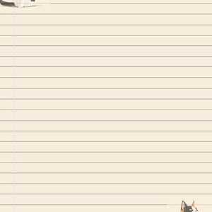 Printable Cat Notebook - Etsy