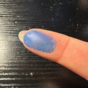 Lagoon - Dark Blue Duochrome Pressed Glitter Eyeshadow 26mm Pan - Etsy