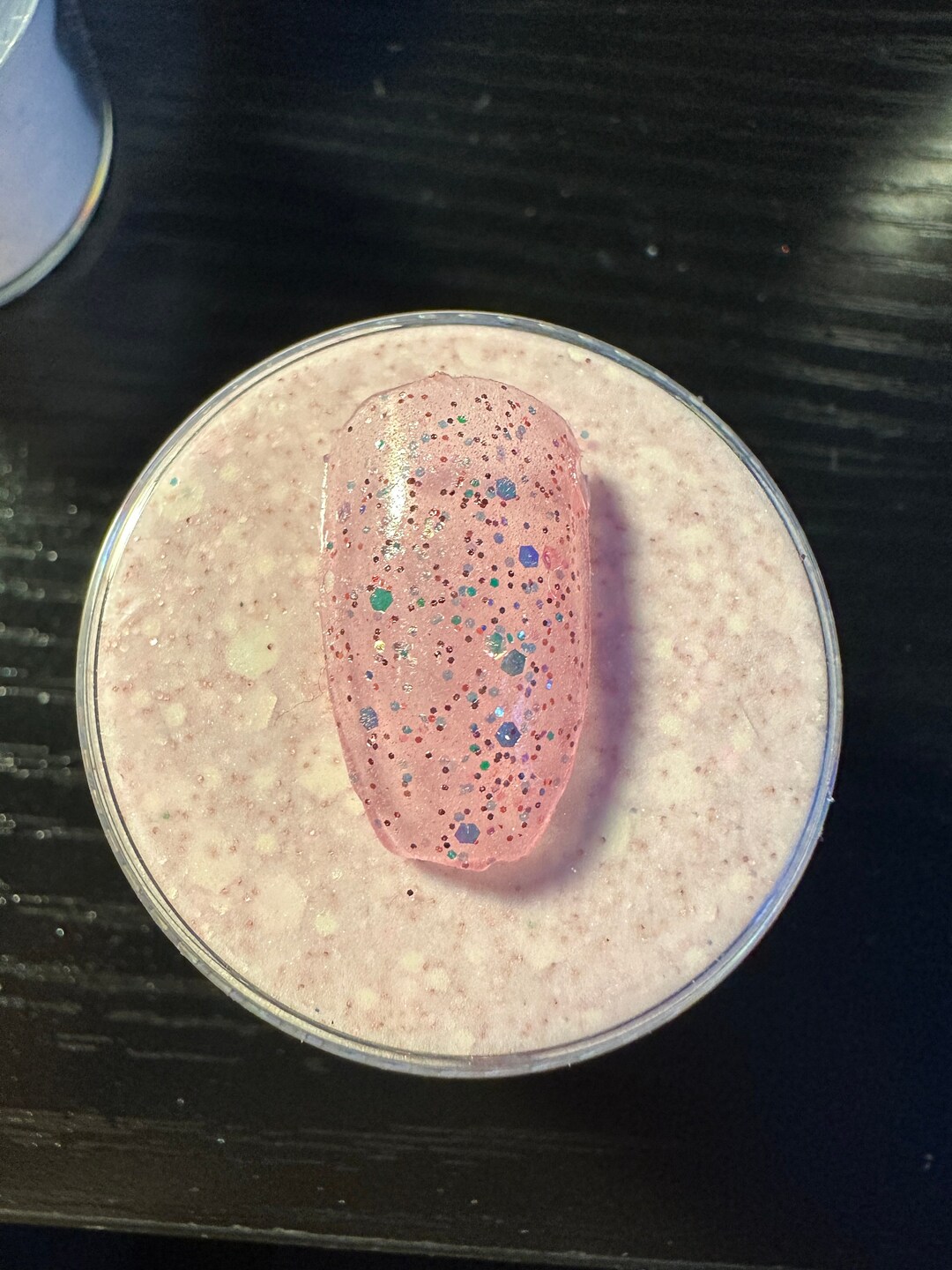Barbie - Iridescent White and Pink Nail Dip Glitter Acrylic Powder - Etsy