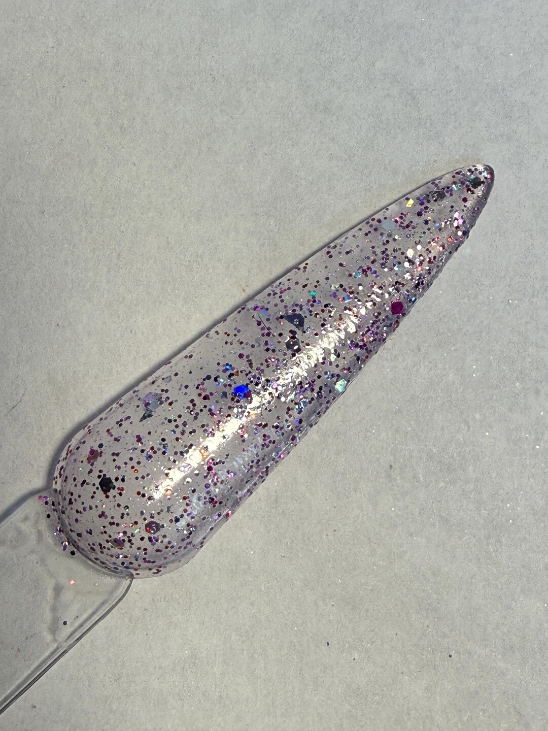 Right as Rain - Purple Holo Glitter Nail Polish 5, 15ml - Etsy