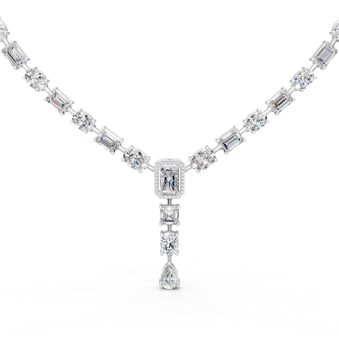 Diamond Starfall Necklace - Etsy