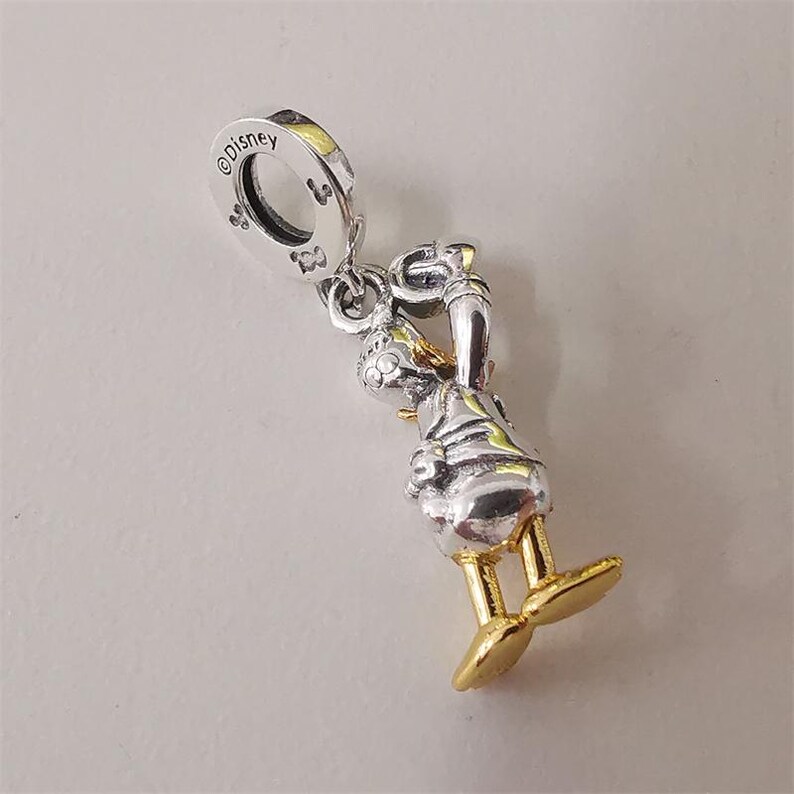 Pandora 100th Anniversary Donald Duck Lab-grown Diamond Dangle Charm - Etsy