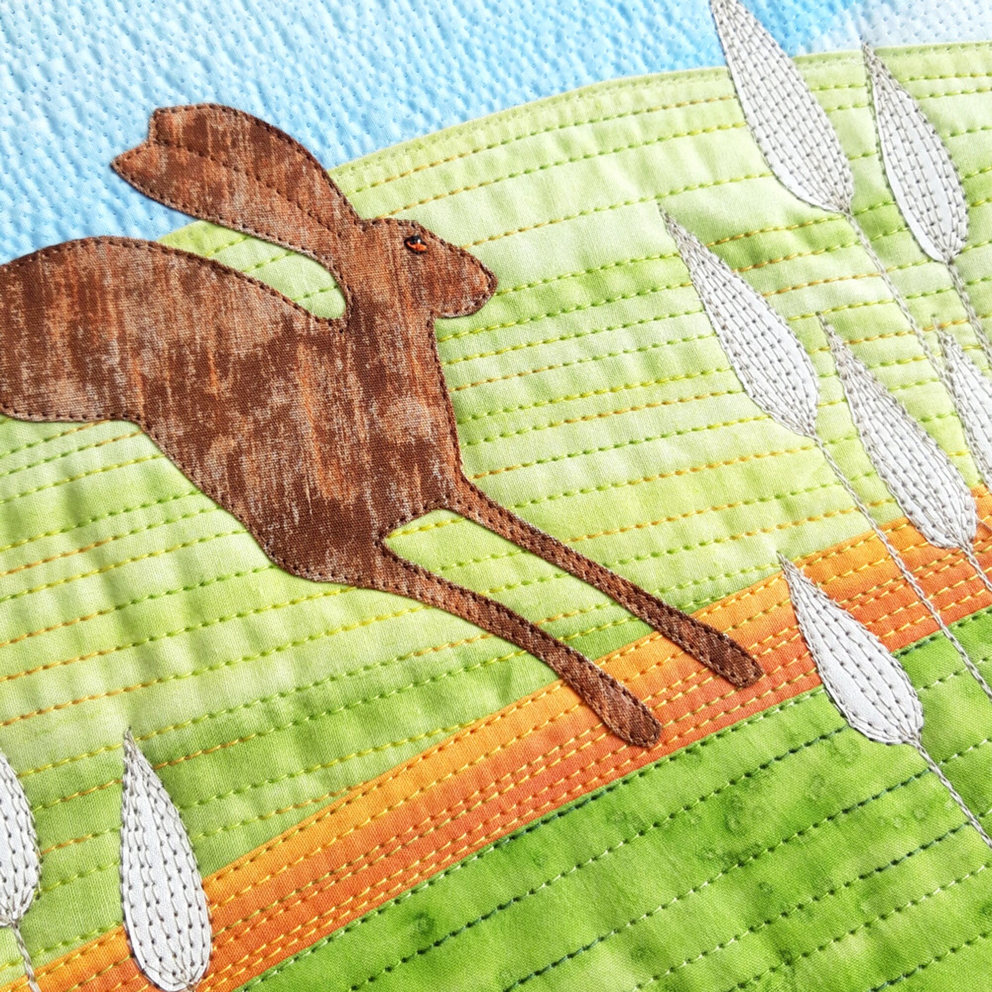 Hare Mini Quilt Paper Pattern | Etsy