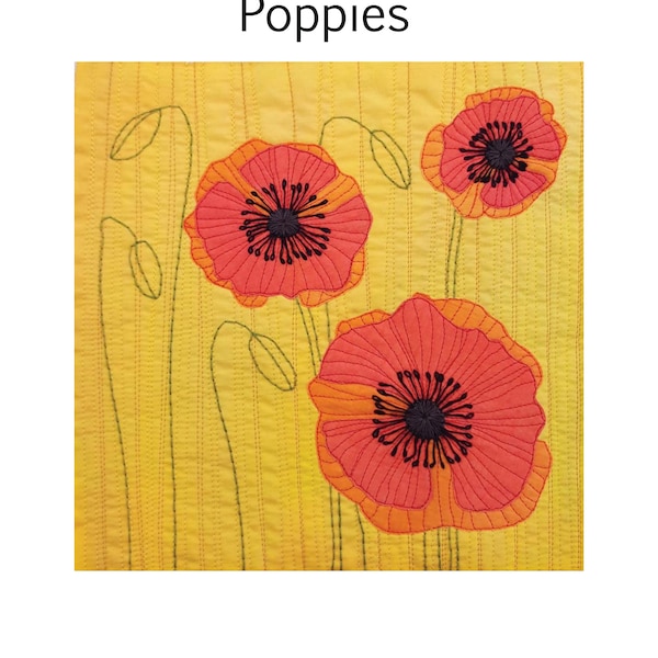 Poppy Quilt Pattern - Etsy