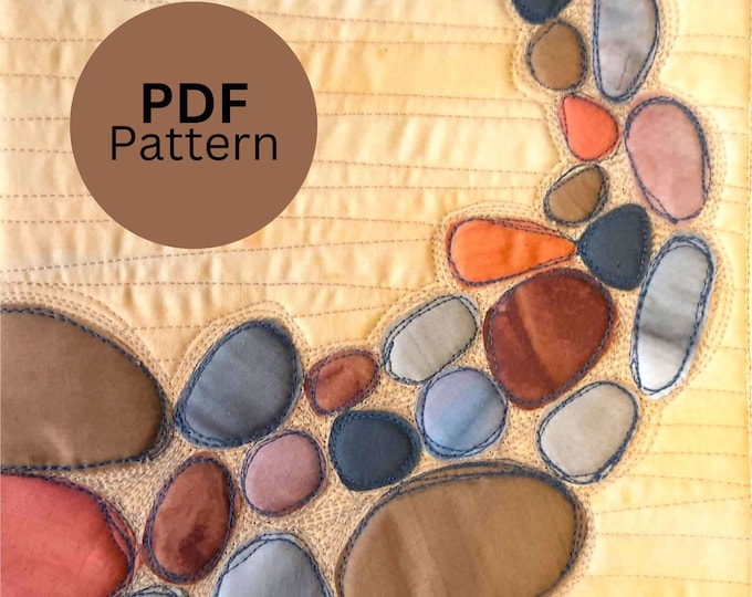 Beach Quilt Patterns - Pebble Shore PDF - Etsy