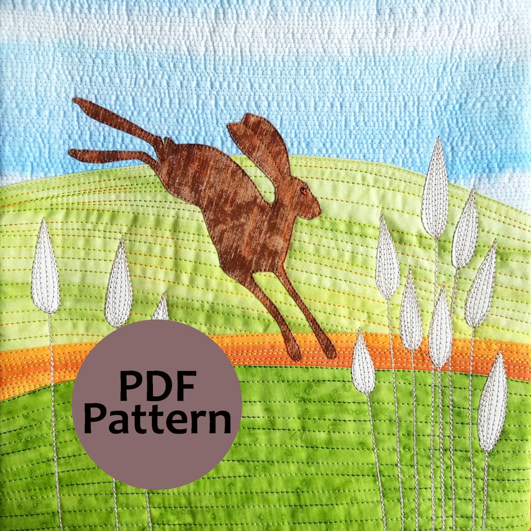 Hare Quilt Pattern instant Download. - Etsy
