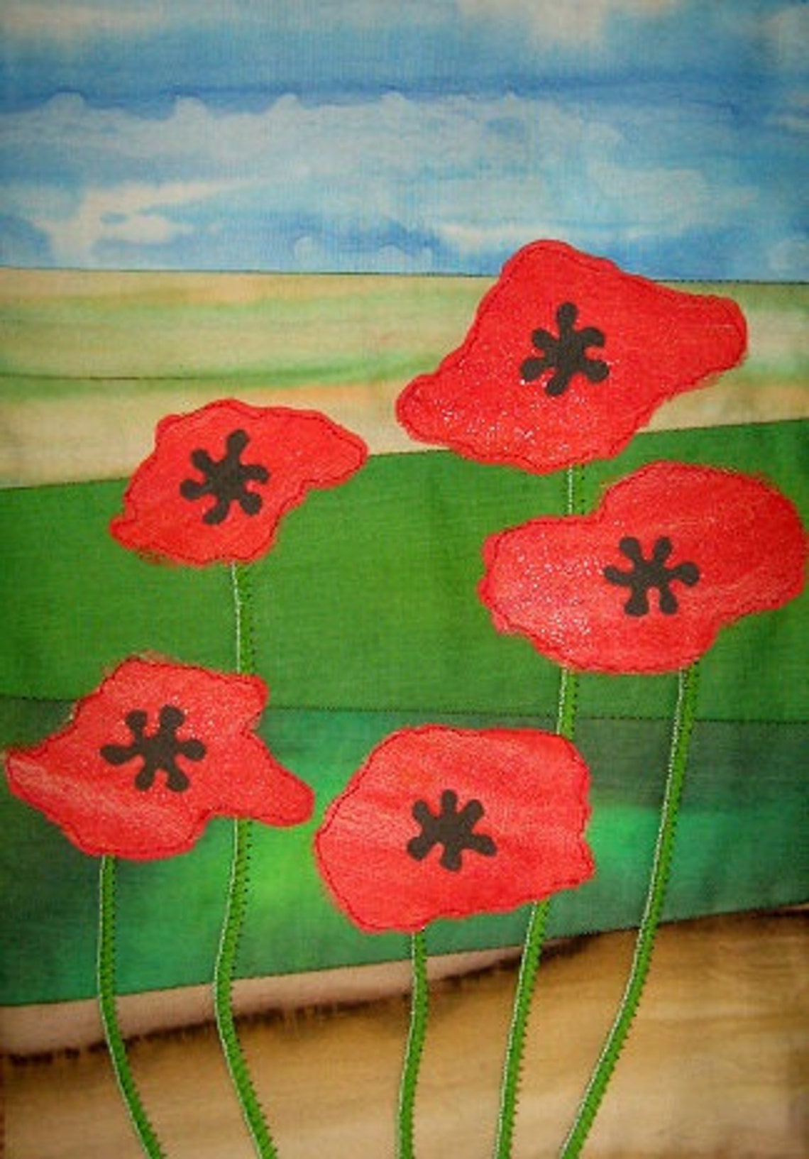 Poppy Quilt DIY PDF Pattern - Etsy