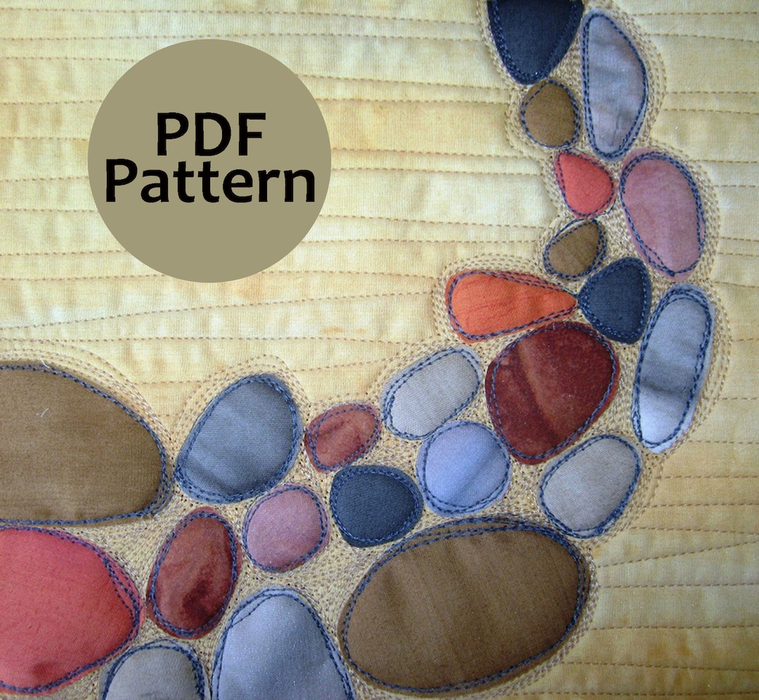 Beach Quilt Patterns Pebble Shore PDF - Etsy