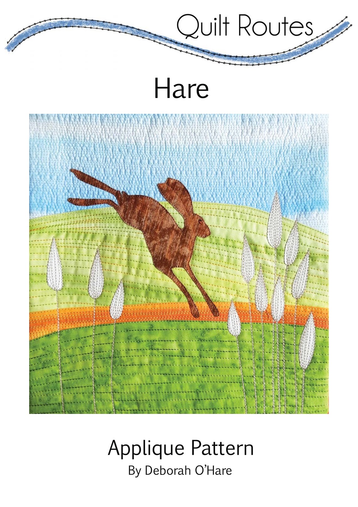 Hare Mini Quilt Paper Pattern - Etsy