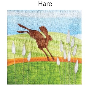 Hare Mini Quilt Paper Pattern - Etsy