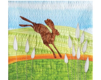 Winter Hare Mini Quilt Pdf Pattern - Etsy