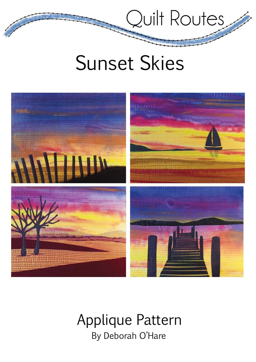 Sunset Skies Landscape Quilt Pattern. - Etsy