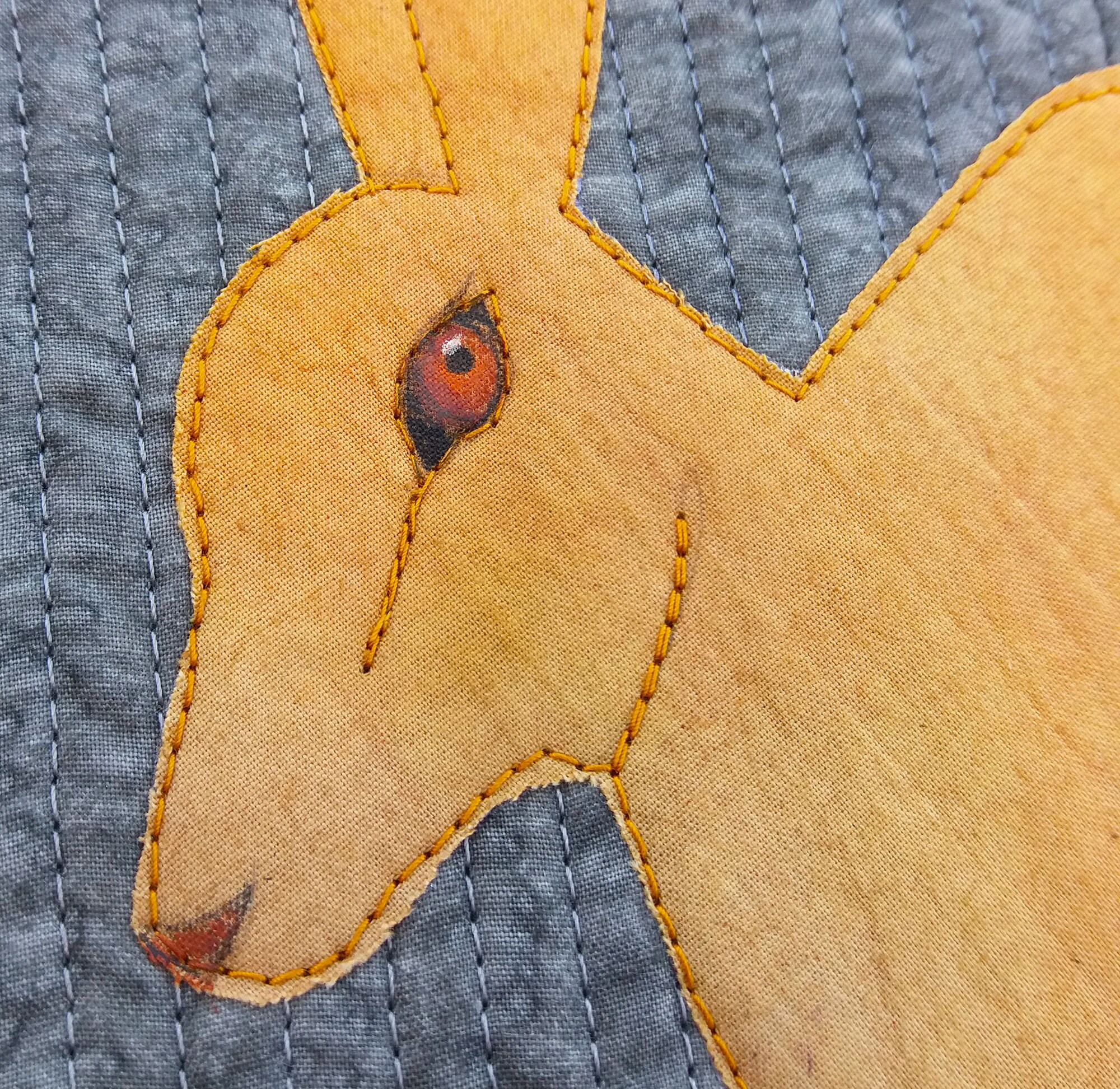 PDF Midnight Hare Applique Art Quilt Digital Pattern - Etsy