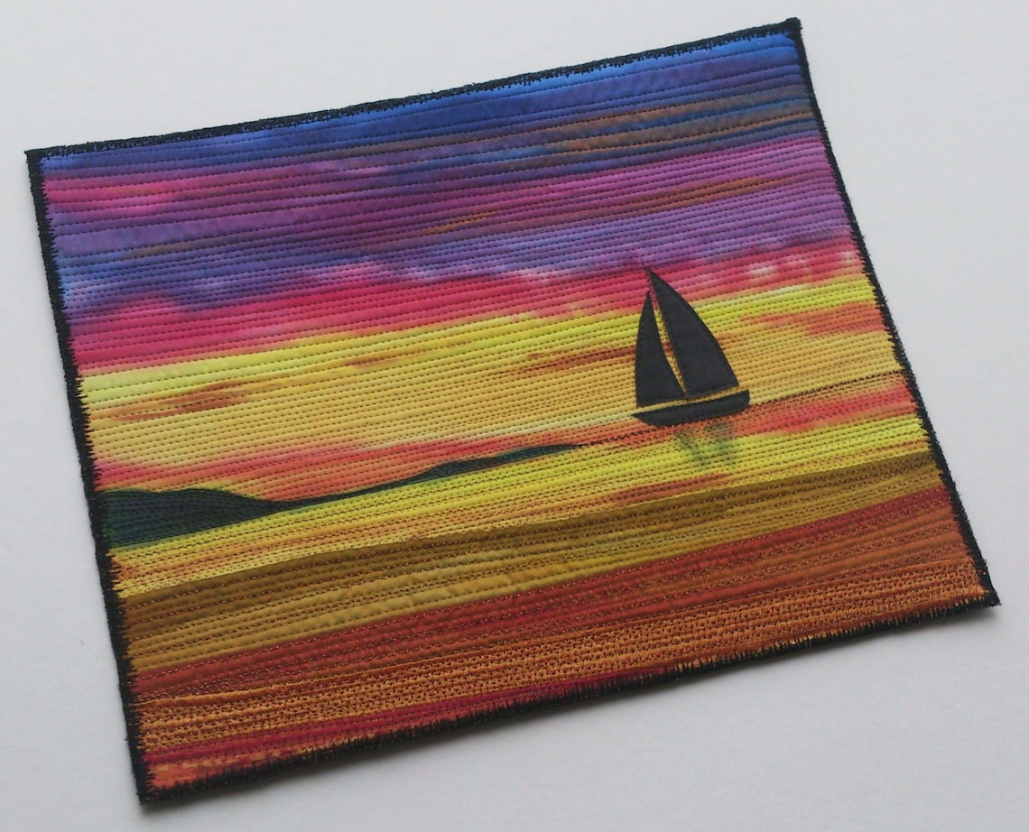 Sunset Skies Landscape Quilt Pattern. - Etsy