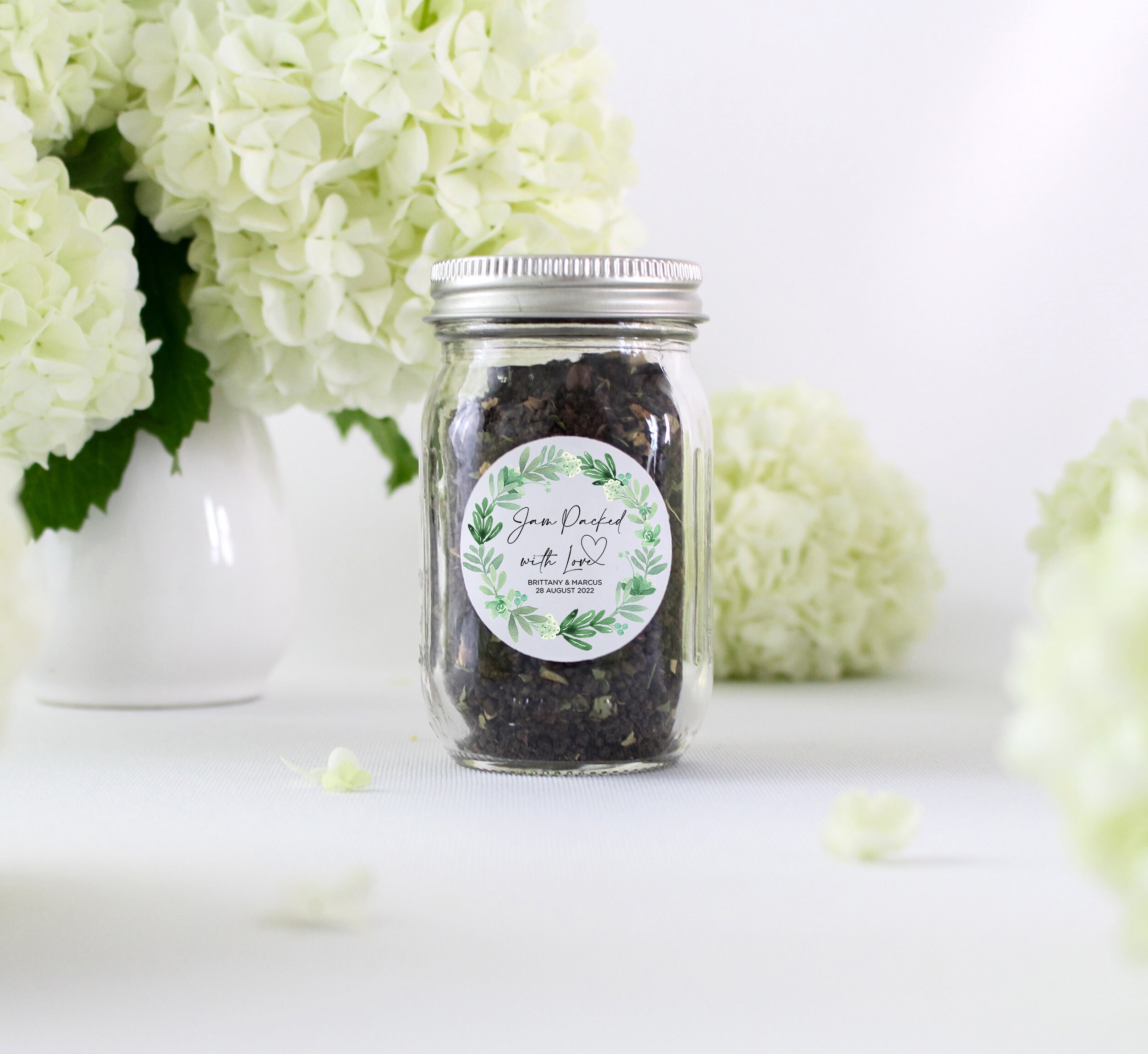 Custom Jam Jar Wedding Thank You Favor Stickers Jam Packed - Etsy Australia