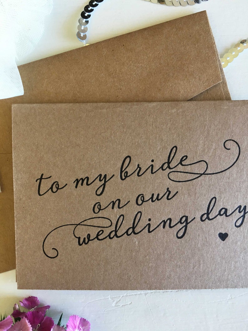 Wedding Card Wedding Day Card for Bride and Groom on Our | Etsy Australia