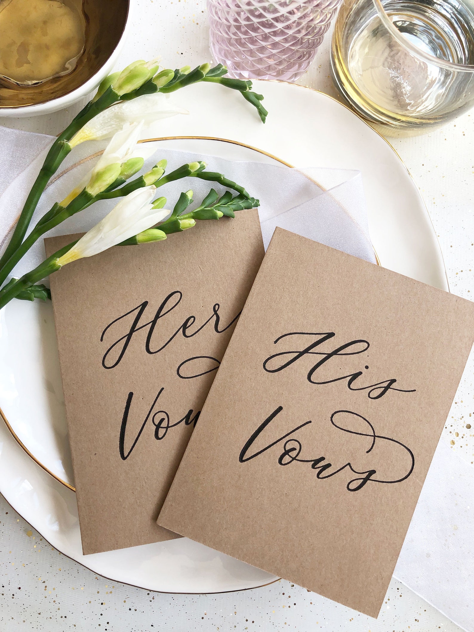 Rustic Bride and Groom Wedding Vows Marriage Vow Keepsake - Etsy