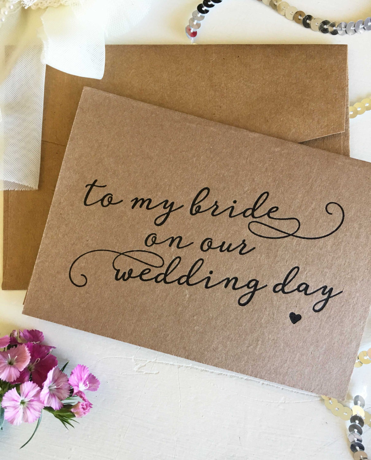 Wedding Card Wedding Day Card for Bride and Groom on Our | Etsy Australia