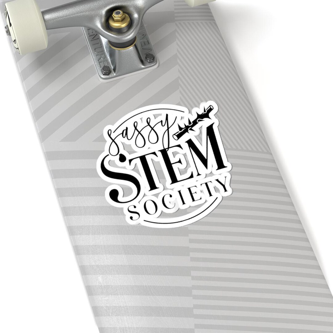 Sassy STEM Stickers: Glossy Science Decals for Laptops - Etsy