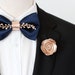 Navy Blue Satin Mens Bowtie Boys Prom Bow Tie Rose Gold - Etsy