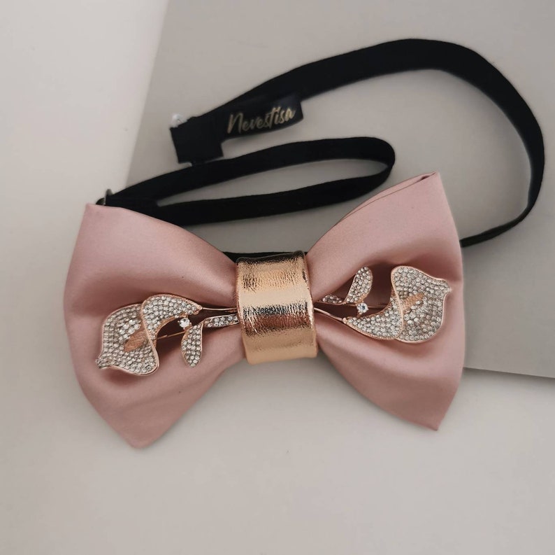 Emerald Green Satin Bow Tie Green Copper Formal Bowties for - Etsy