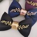 Unique Navy Blue Satin Mens Boys Bow Tie, Powder Blue Formal Bowties ...