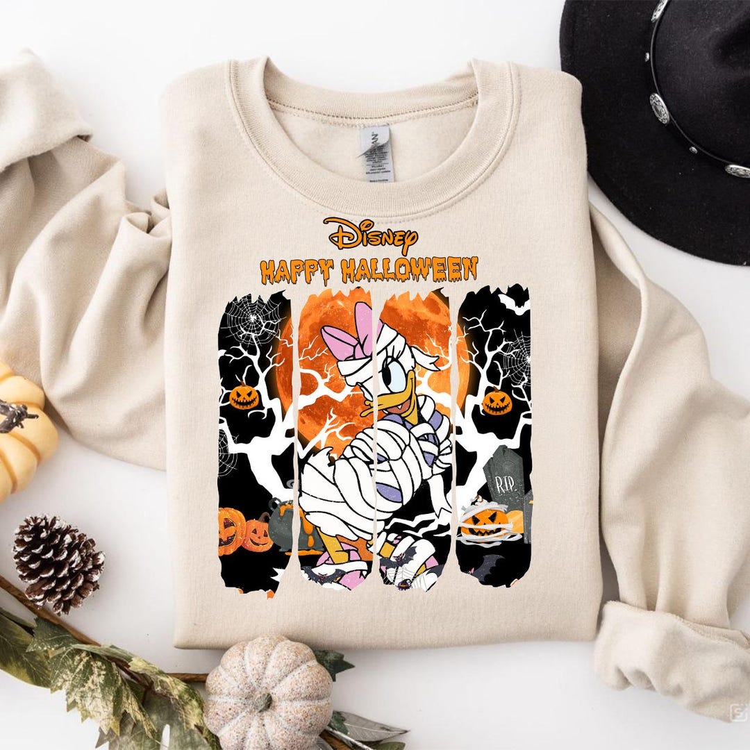 Disney Happy Halloween Daisy Mummy PNG - Spooky Cartoon Digital Art for ...