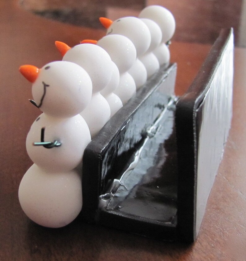 Snowman Business Card Holder - Etsy