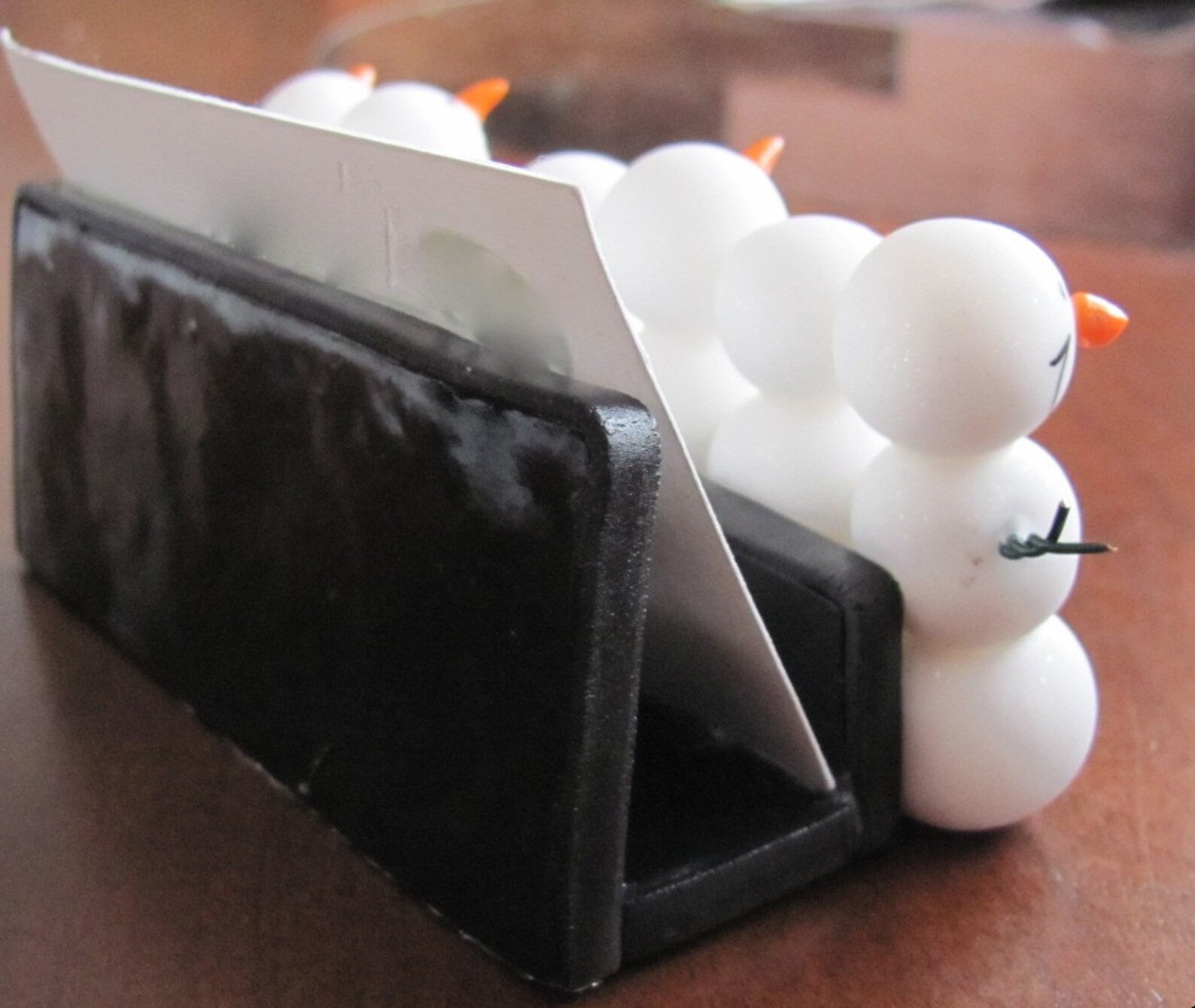 Snowman Business Card Holder - Etsy