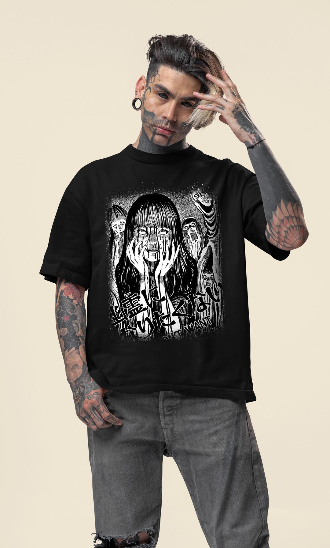 Tomie Horror Anime T-shirt, 90s Gothic Manga - Etsy