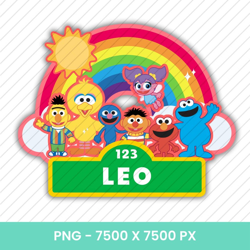 Cute Baby Sesame Street Png - Etsy
