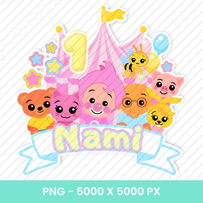 Pink Circus Plim Plim Png - Etsy