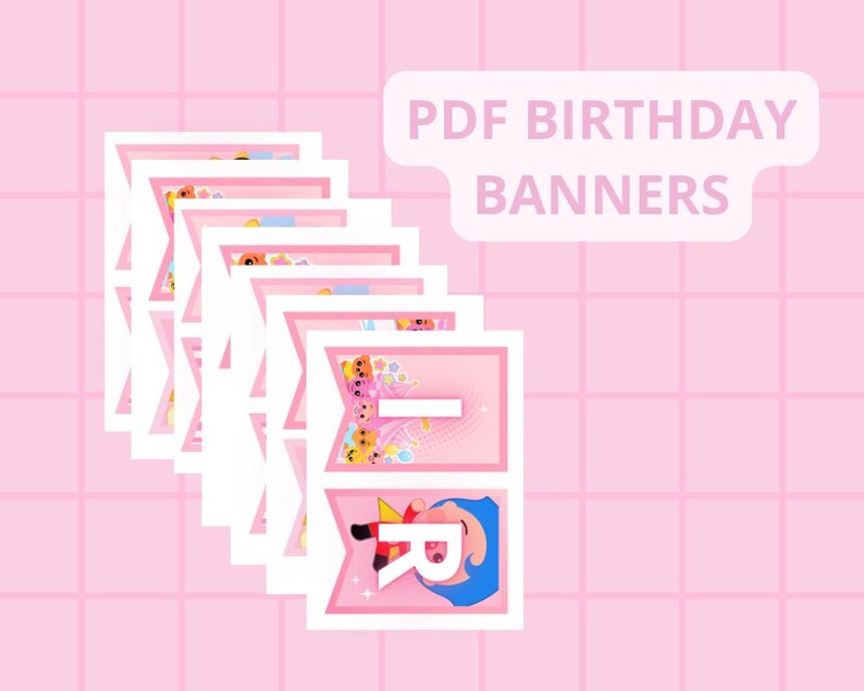 Little Bee Birthday Banner | Printable Party Decoration | Instant ...