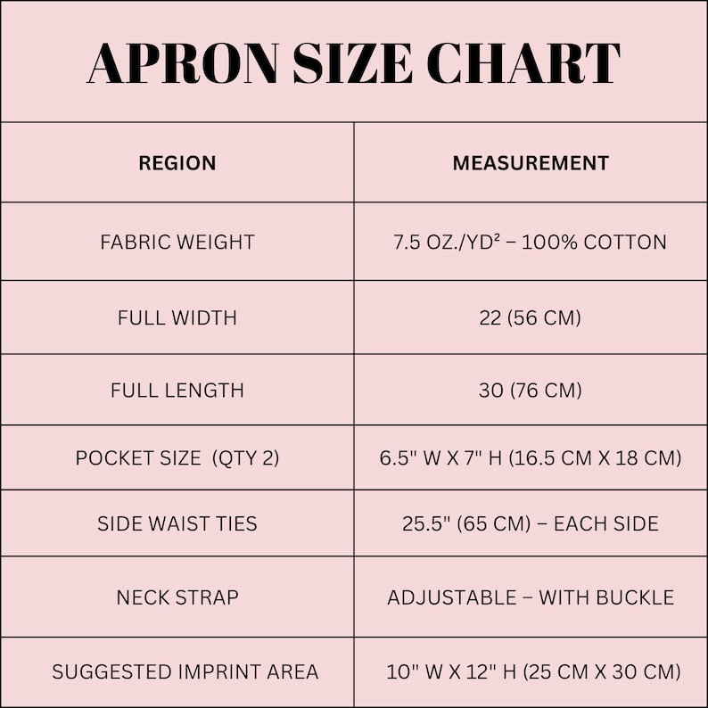 Blank Cotton Apron With Pockets: Adjustable Chef, Barista, or DIY - Etsy