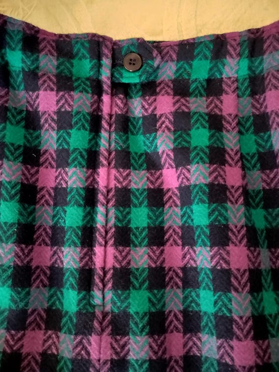 Vintage Plaid Wool Pencil Skirt by Pendleton - Gem